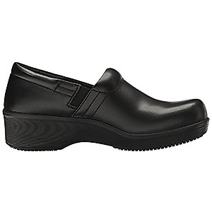 Dr. Scholl's Shoes Women's Dynamo Work Shoe, Black Leather 7.5