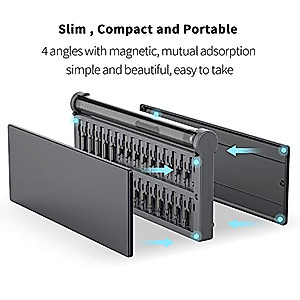 POWERGIANT Mini Electric Screwdriver, Small Portable Cordless Power Screwdriver Set with 55 Precision Bits & LED Light & Magnetic Mat, Handy Repair Tool for Phone Watch Camera Laptop