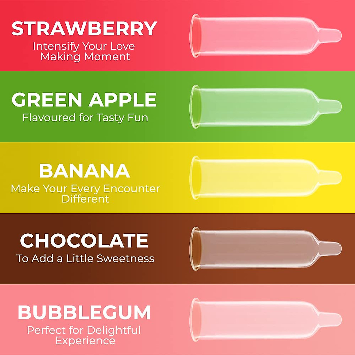 NottyBoy Condoms 100 Pack Variety Combo - 4IN1, Ultra Ribbed, Super Dotted, Contoured, Ultra Thin, Snug Fit, Extra Lubricated, Raised Dots and Multi Flavored Condom for Men