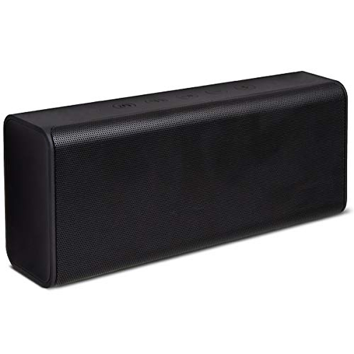 Sharper Image Wireless SoundBlast Speaker, Bluetooth Compatible with iPhone Samsung Android Phones, Premium Bass & Powerful Sound, Portable Durable & Rechargeable, Aux Connection, Rubber Grip