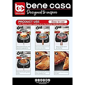 BC Classics BC-82361 Flying Sandwich Press