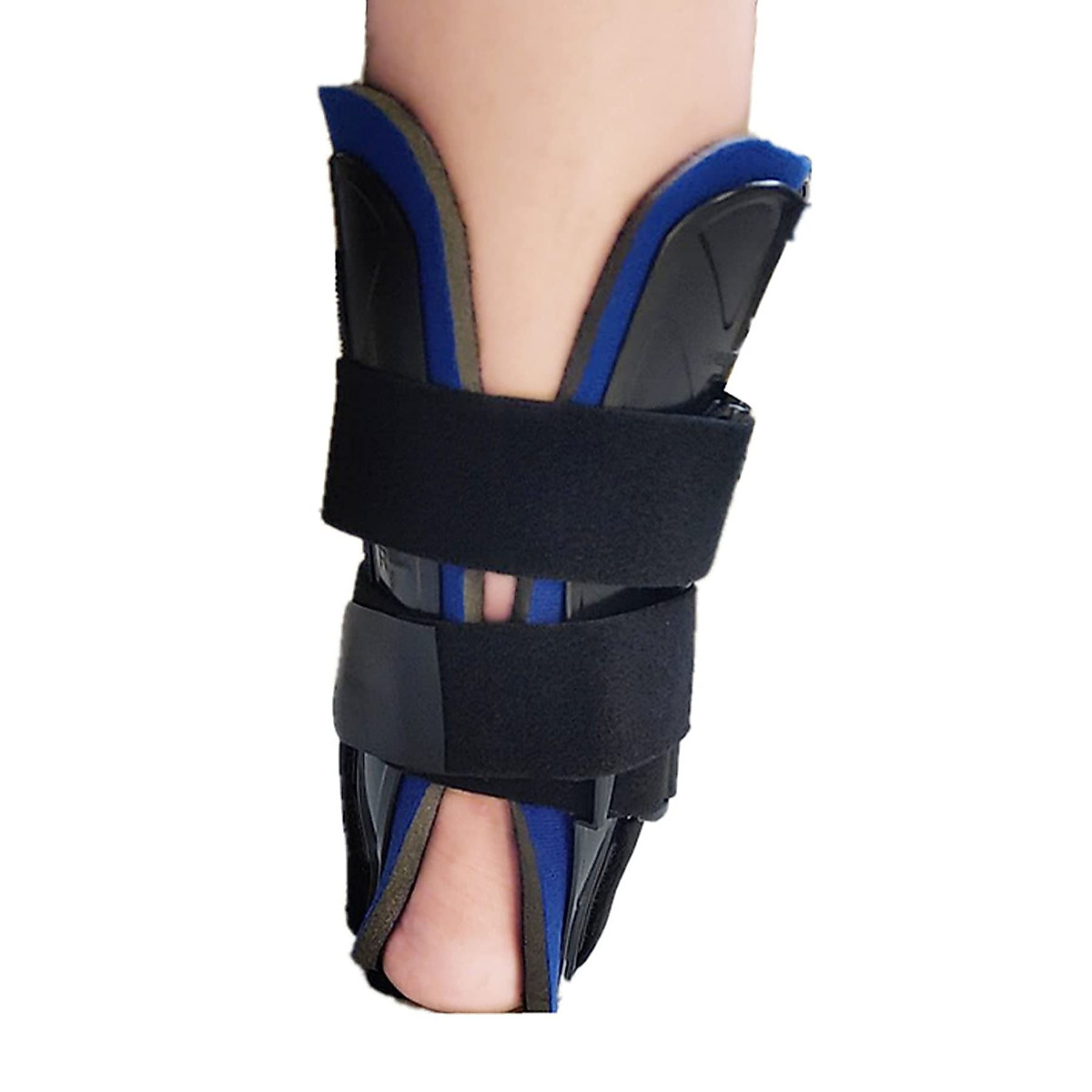 WILLQ Ankle Support Brace with Strap Ankle Stabilizer Support Lace-up Brace for Pain Relief Injury Recovery Strain or Sprain Resists Inversion and Eversion Normal Flexion Extension