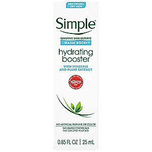 Simple Water Boost Hydrating Booster Sensitive Skin 1 oz