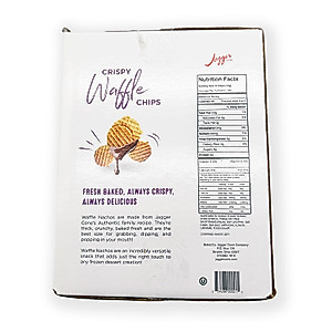 Jagger Cone Company Waffle Nachos, Crispy Waffle Chips for Ice Cream Nachos, 5.5 lb Box