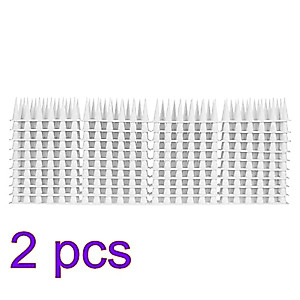 Happyyami 20 pcs Fence Wall Spikes Anti Climb Fence Wall Spikes Burglars Garden Security Anti Climb cat/Intruder Deterrent