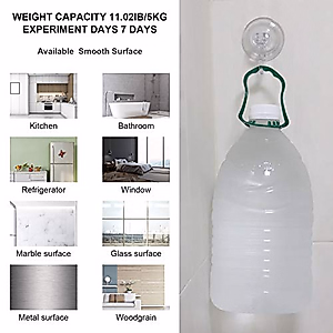 Starkitchen Suction Cup Hooks, 2Pack Punch-Avoided Suction Cup Hooks for Shower, Bathroom, Kitchen, Glass Door, Mirror,Waterproof Moisture-Proof & Powerful(2Pack)