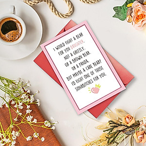 Gevinna Funny Birthday Card for Daughter, Humor Birthday Card for Her, Daughter Card, Thank You for Being My Daughter