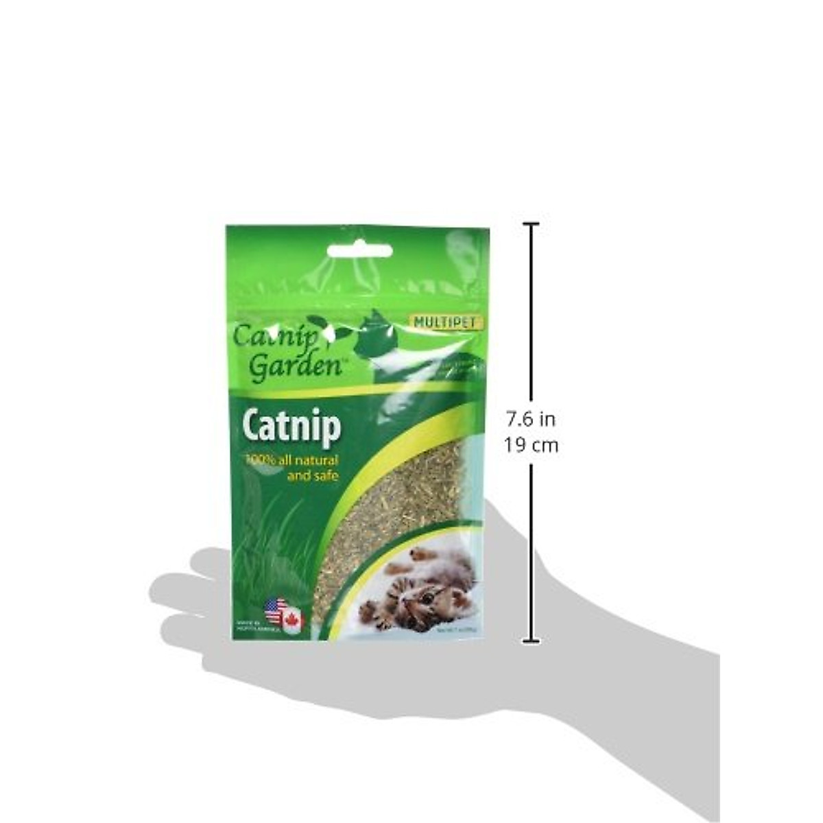 Multipet Gusseted Bag of Catnip Toy, 1 oz