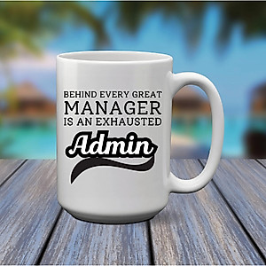 Staff Appreciation Gift Idea for Administrators Receptionists Secretaries 11oz 15oz White Coffee Mug