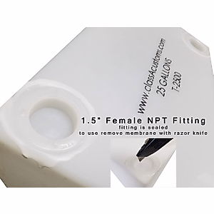 Class A Customs | RV Fresh and Gray Water Tank | Combo Pack (40 Gallon & 46 Gallon) | RV Water Holding Tanks