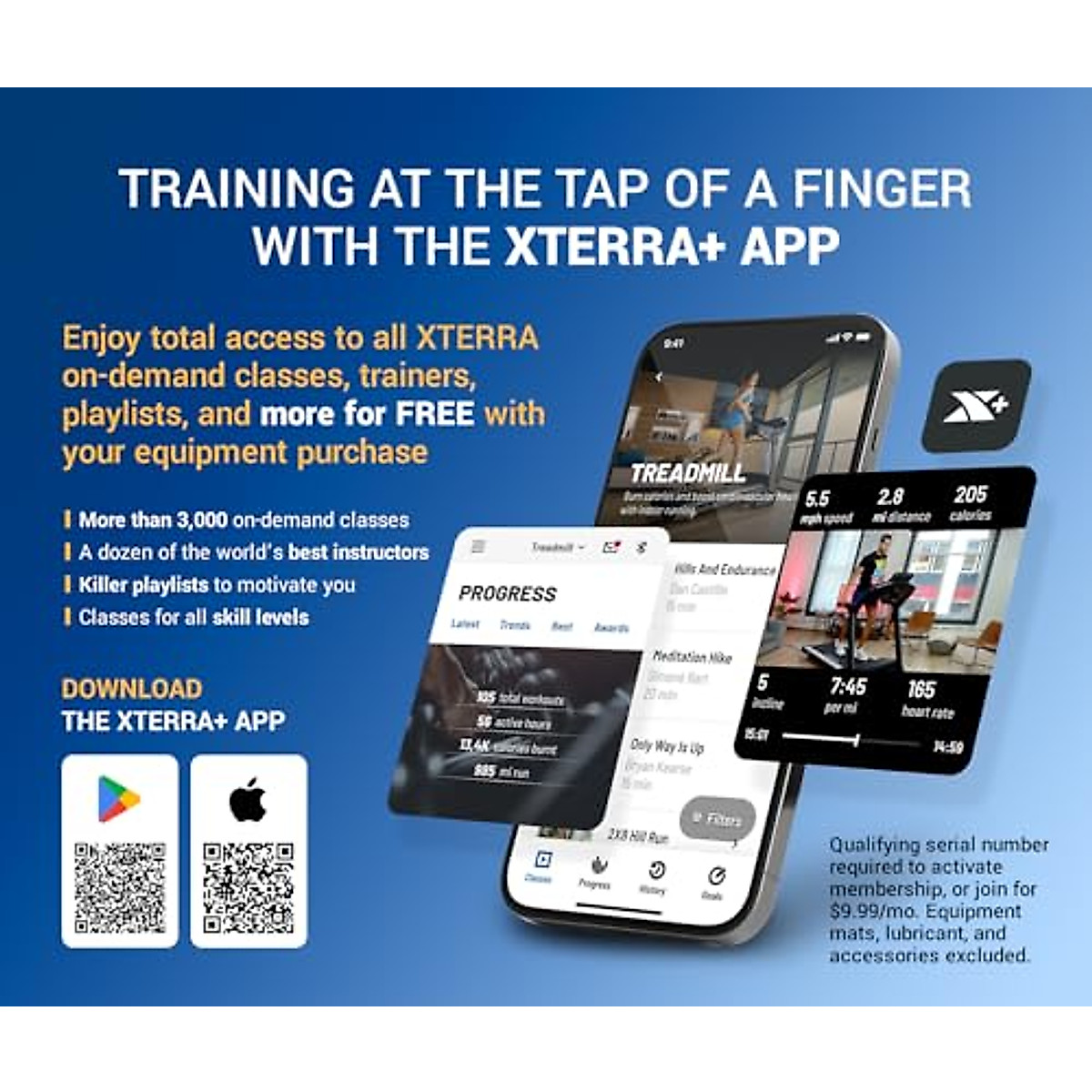 XTERRA Fitness ERG600W Water Rowing Machine, Full Body Workout, Durable, Standing, Cordless, Space-Saving Rower, Steel Frame, Contoured Seat and a Variety of Programs