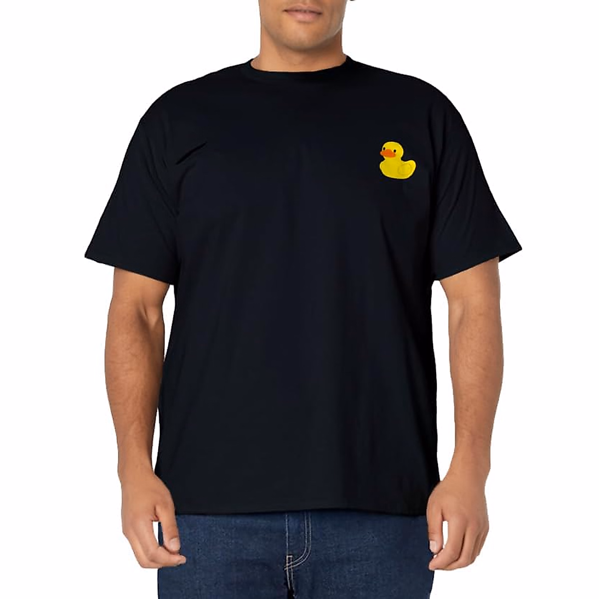 Cute & Simple Little Yellow Rubber Ducky Duck Graphic Print T-Shirt