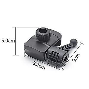 sumcoo Car Seat Phone Holder Mount for Kids, Ring Light Tripod Stand Phone Mount Holder Clamp Post Flexible Direction Adapter Rotatable Monopod Selfie Stick Adjustable for Live Stream/TikTok/YouTube