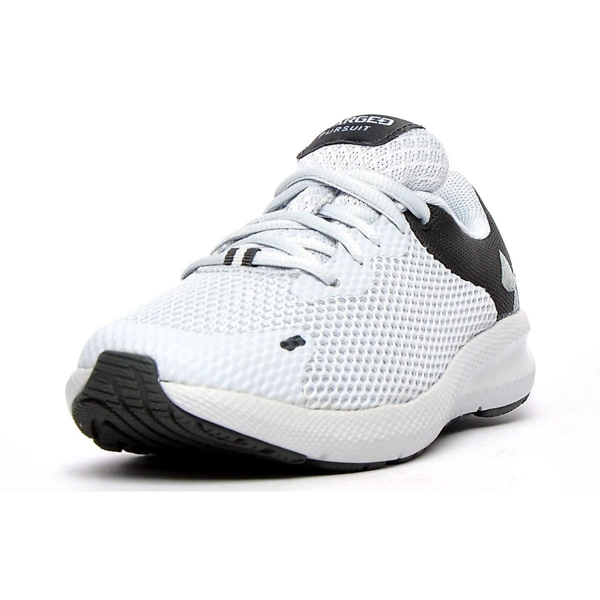 Under Armour Women's Charged Pursuit 2 BL, Halo Gray (100)/Jet Gray, 8 M US