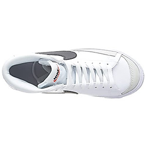 Nike Boy's Blazer Mid '77 (Big Kid) White/Black/Team Orange 7 Big Kid M