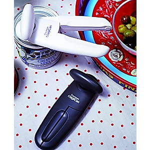 Culinare C10015 MagiCan Tin Opener | White | Plastic/Stainless Steel | Manual Can Opener | Comfortable Handle For Safety and Ease