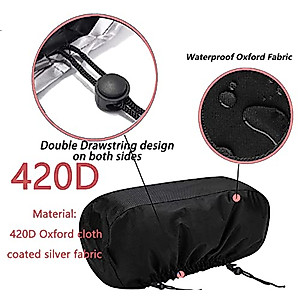 Wall-Mounted Patio Heater Cover - Black 36.5''L *9.5''H *6.5 '' W Electric Heater Cover,420D Oxford Waterproof Dustproof Infrared Heater Covers for Indoor Outdoor Garage Backyard Hanging Patio Heaters