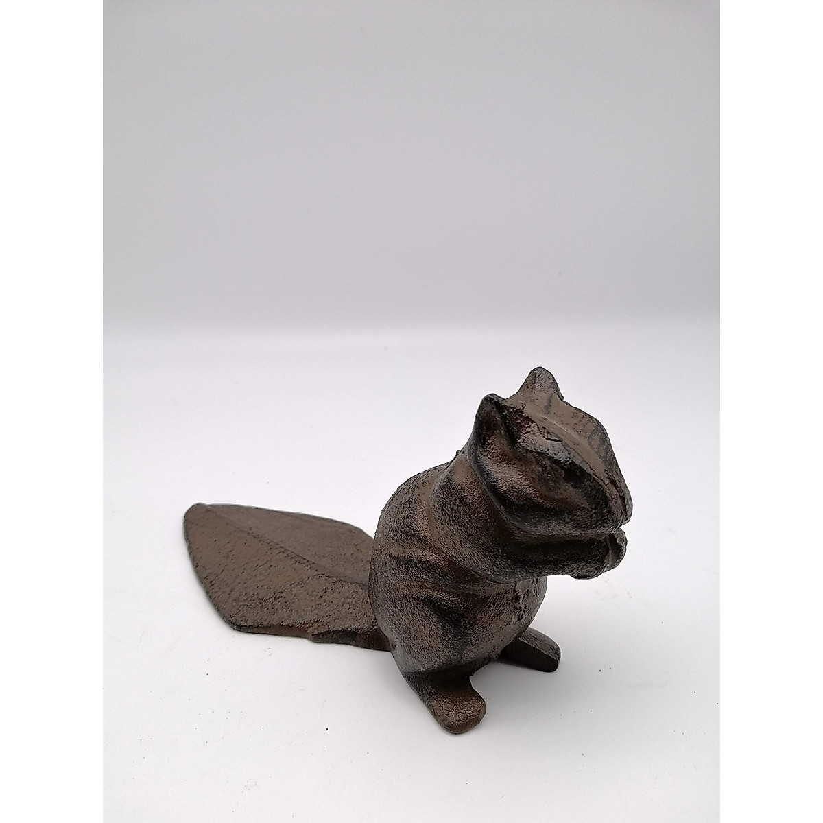 Comfy Hour 3.7" Cast Iron Squirrel Door Stopper, Brown, Antique & Vintage Collection