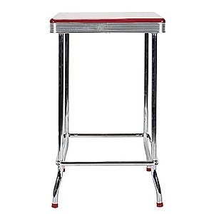 COSCO Stylaire 3 Piece High Top Set, Red & Chrome