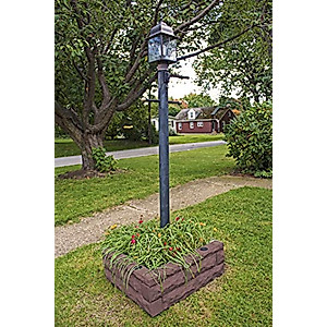 Good Ideas GW-STW024-RED Wizard 2 Foot Stone Red Brick Wall,Garden Border