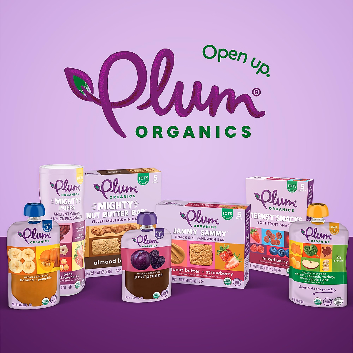 Plum Organics | Stage 1 | Organic Baby Food Meals [4+ Months] | Just Mango | 3.5 Ounce Pouch (Pack Of 12) Packaging May Vary