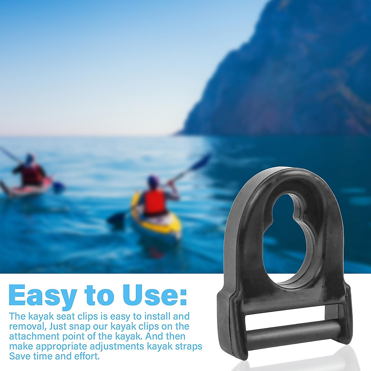 ChangTa Lifetime Emotion Kayak Replacement Seat Clips Pack of 4