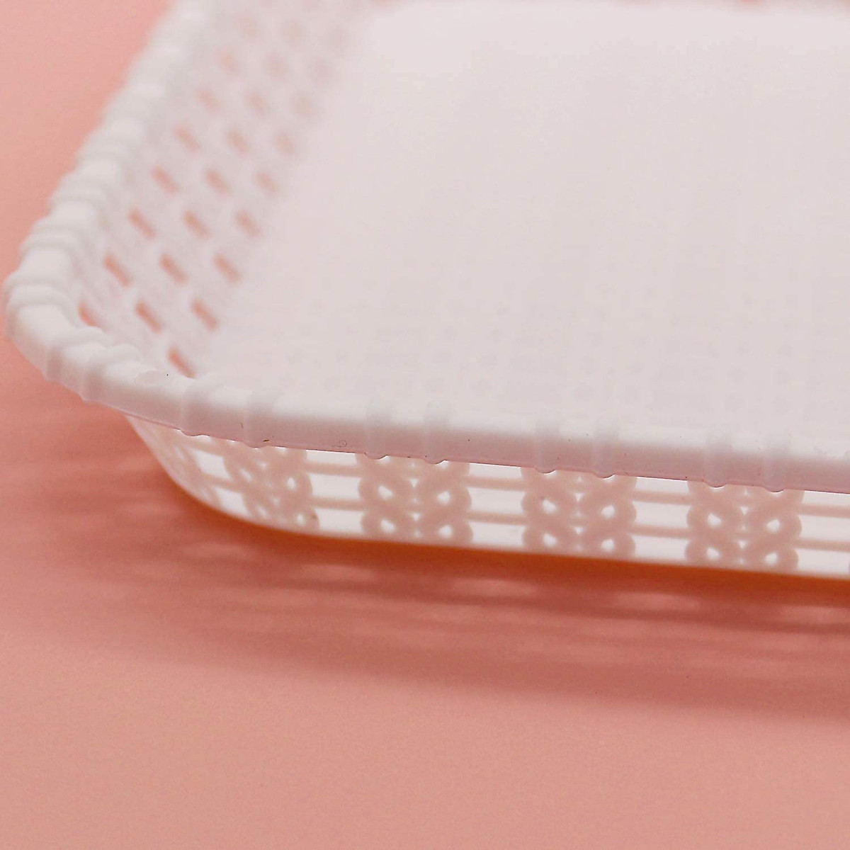 Set of 6 PCS Plastic Party Cake Stand and Cupcake Holder Fruits Dessert Display Plate Table Decoration for Wedding Birthday Party Celebration (Round)