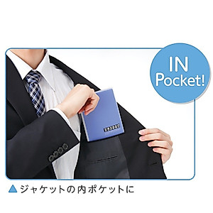 King Jim A4 Size Tri-fold Binding holder "Oletta" (Japan Import) (Black)