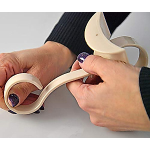 Home-X 3 Pcs Rotating Handbag Hanger for Closet, Purse Organizers, Closet Organizers, Handbag Storage, Purse Hanging Closet Hooks-Beige