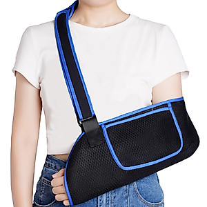 cnomg Adjustable Shoulder Sling Lmmobilizer Arm Sling for Shoulder Elbow Injury Sling for Arm Arm Slings for Shoulder Women Men