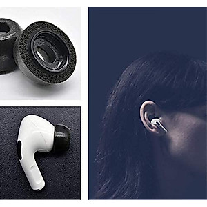 Zotech Fit in Case Replacement 3 Pairs Memory Foam Ear Tips for Apple Airpods Pro 1st & 2nd Gen (S/M/L)