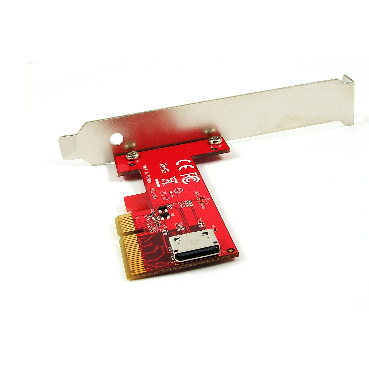 Ableconn PEX-OL153 PCIe OCuLink SFF-8612 Adapter Card - PCI Express 4.0 4-Lane Card - Oculink to PCIe