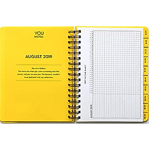 You Are a Badass 17-Month 2019-2020 Monthly/Weekly Planning Calendar