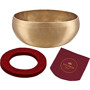 Meinl Sonic Energy Bronze Venus Flower Singing Bowl with Felt Ring and Cover (Synthesis Series) — Made in India — for Meditation, Yoga and Sound Healing Therapy, 7.6", 2-Year Warranty (SB-S-VF-1000)