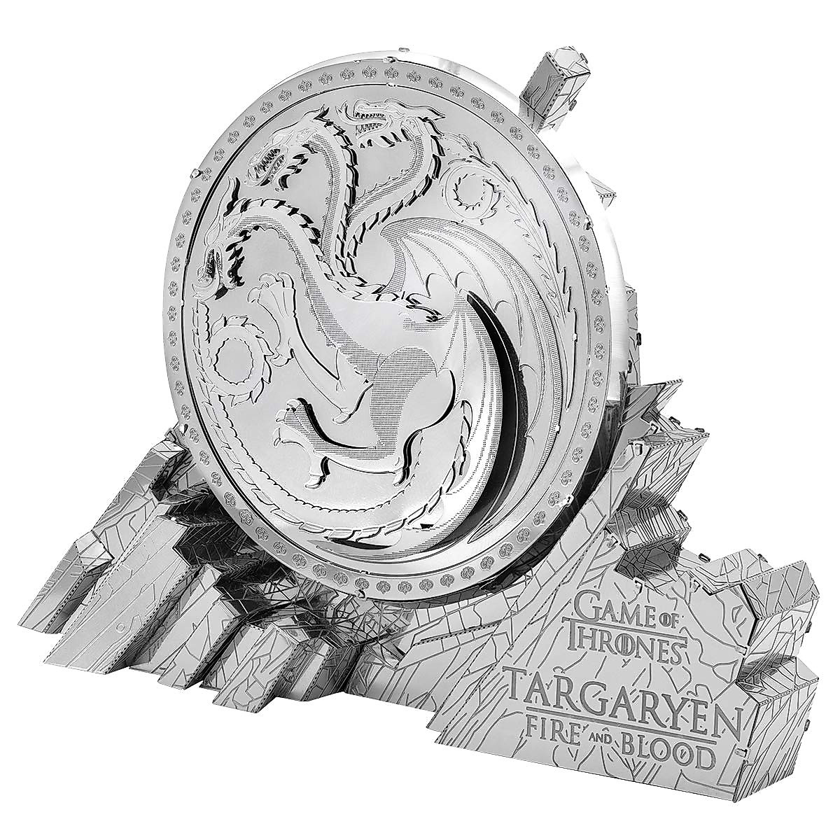 Fascinations Metal Earth ICONX Game of Thrones Targaryen Sigil 3D Metal Model Kit