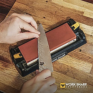 Work Sharp Benchtop Whetstone Knife Sharpener - For Knives & Edged Tools - Kitchen, Pocket, & Fillet