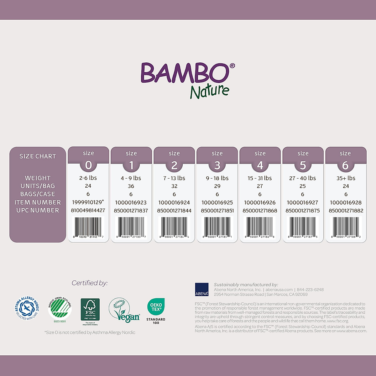 Bambo Nature Hypoallergenic Baby Diapers, Eco-Labelled Sustainable Diapers, Enhanced Leakage Protection, Totally Chlorine-free, Skin Friendly, and Super Absorbent - Size 4 (27 Count)