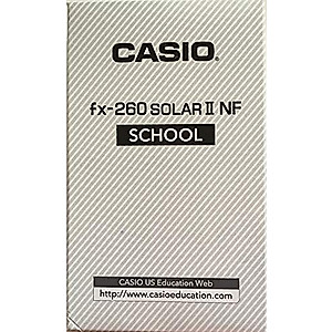 Casio FX-260Solar Ii Nf School Edition Calculator