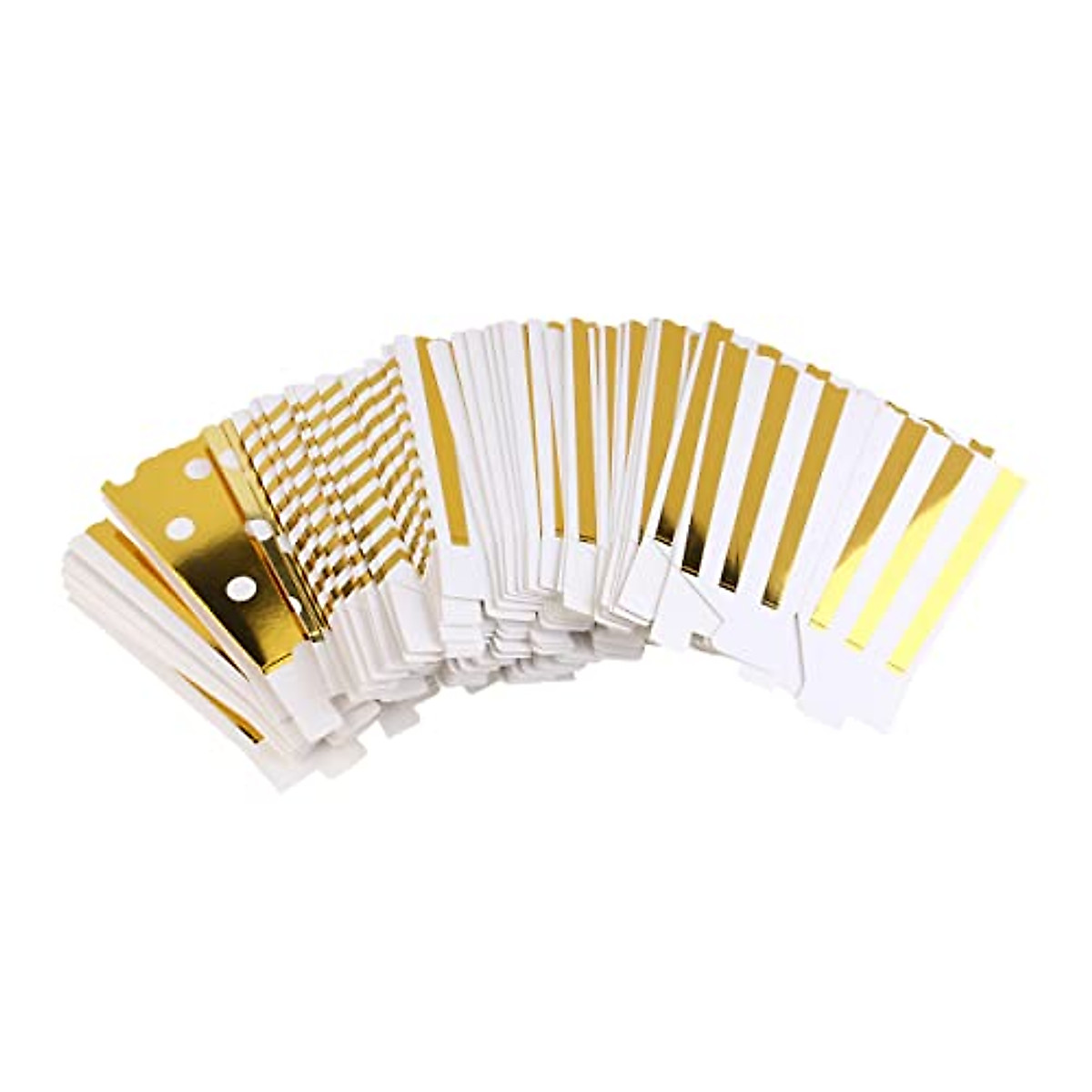 FUNOMOCYA 50pcs Popcorn Boxes Cookie Container Candy Containers Disposable Containers Popcorn Containers Party Candy Boxes Cookies Box Popcorn Cup Popcorn Bucket Cardboard Golden