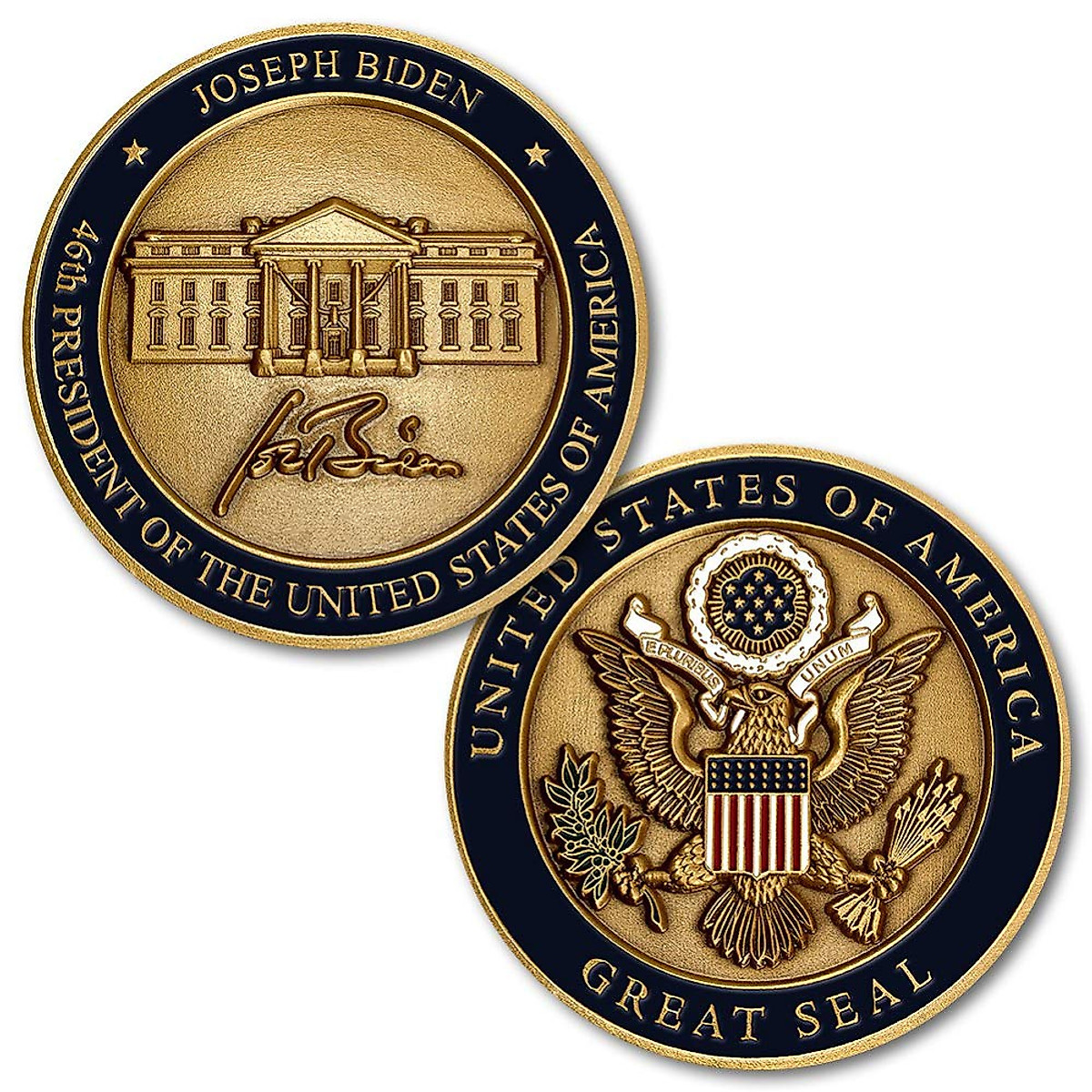 Joeseph Biden 46th President of The United States Challenge Coin