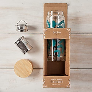 Danica Studio Echo Sustain Double Walled Glass Tea Infuser Boittle 12 oz