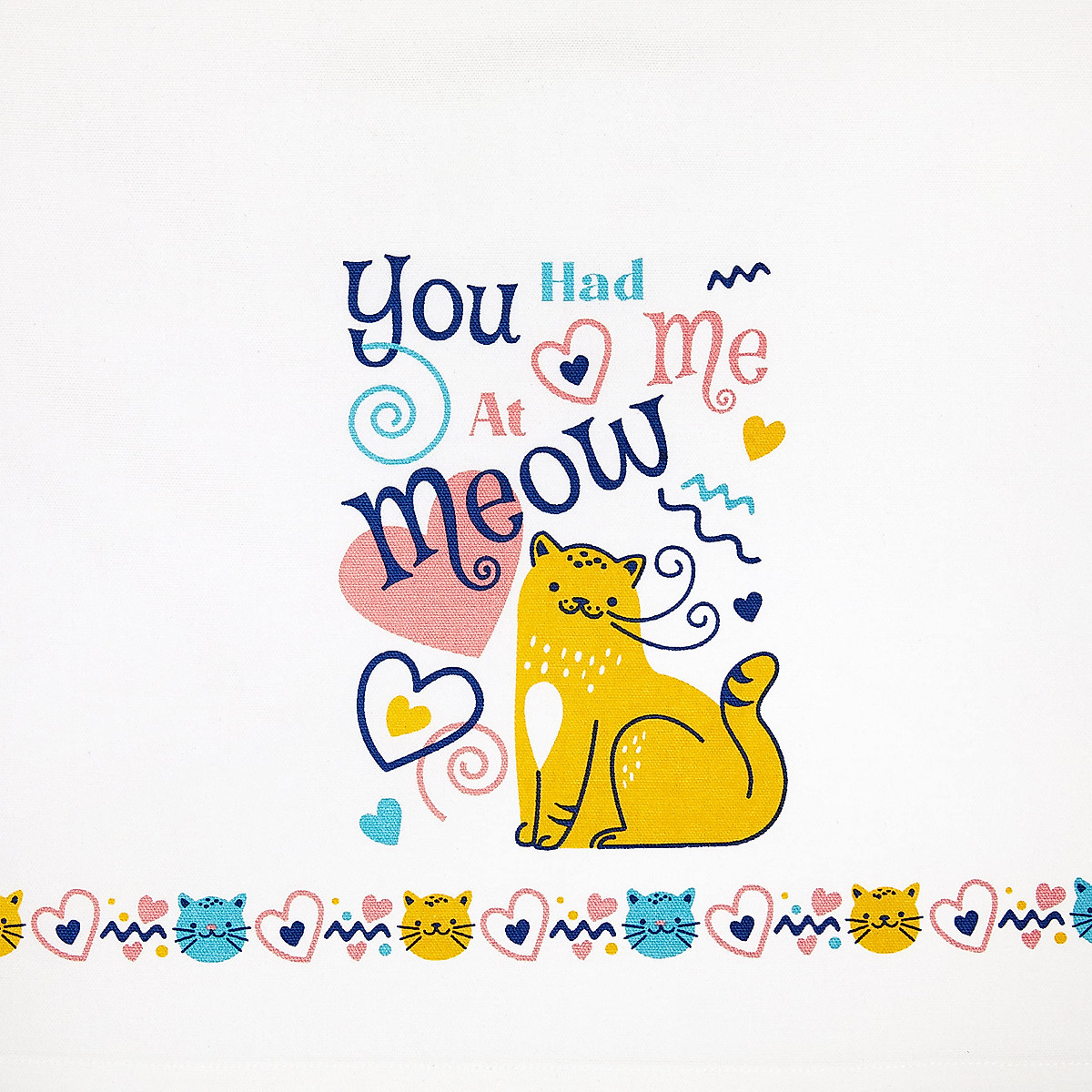 Cackleberry Home Cat Lover Cotton Kitchen Towel Set - You Had Me at Meow and Cats Leave Paw Prints on Your Heart