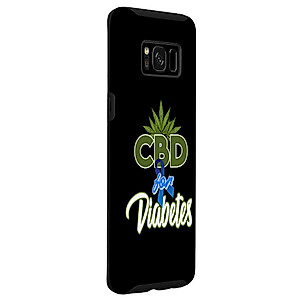 Galaxy S8 CBD For Diabetes Cannabis Hemp Oil Diabetics Awareness Gift Case