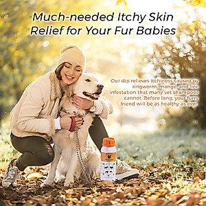 Healthy Paw Life - Lime Sulfur Dip - Pet Care for Itchy and Dry Skin - Xtra Strength Formula - Safe Solution for Dog, Cat, Puppy, Kitten, Horse (16 oz)