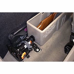 DU-HA Behind-the-Seat Storage Fits 08-16 F-250 thru F-550 Super Duty Crew Cab & Regular Cab, Black, Part #20054