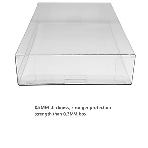 Ruitroliker Game Box Protector Case for Gameboy Advance/Color/GBA/GBC Cartridge - 0.5MM Thick Version - 10 Pack Games Protective Cases