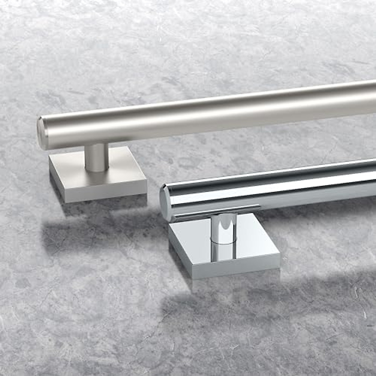 Gatco 942 Elevate 18" L Grab Bar, Chrome/Stainless Steel ADA Compliant Safety Grab Bar