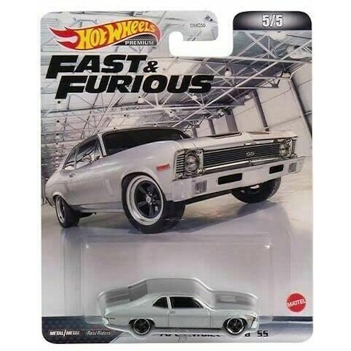 Hot Wheels Premium Fast & Furious 2022 Complete Set of 5 Diecast Vehicles from DMC55-957J Release