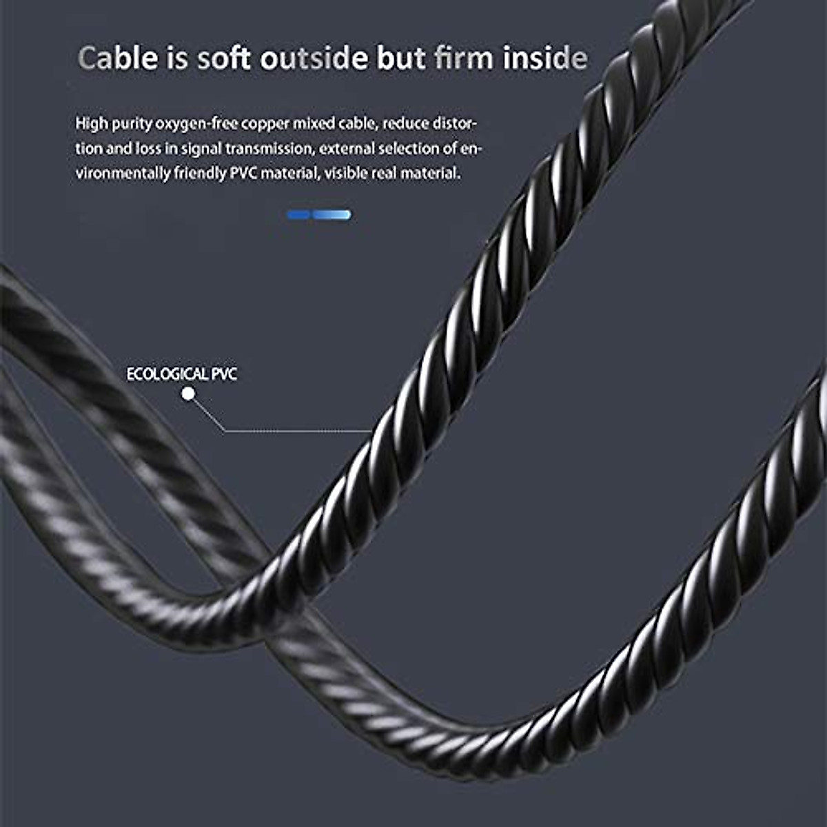 canpur IEM in Ear Monitor Earphones for Musician, Wired 1DD in-Ear Dynamic Headphones IEM HiFi Earphone with 0.8mm 2 Pin 3.5mm L-Plug Cable, in Ear Monitor Headphones for Singer/Audiophile(Deep Blue)