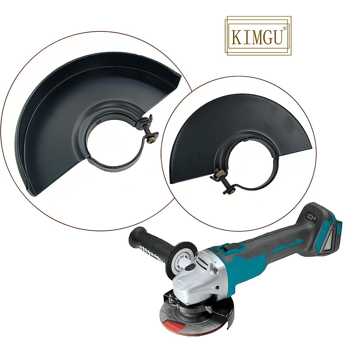 KIMGU Grinder Guard 5” 125mm replace for DEWALT BOSCH MAKITA XAG04T XAG04Z XAG09Z XAG11Z RYOBI METABO Angle Grinder